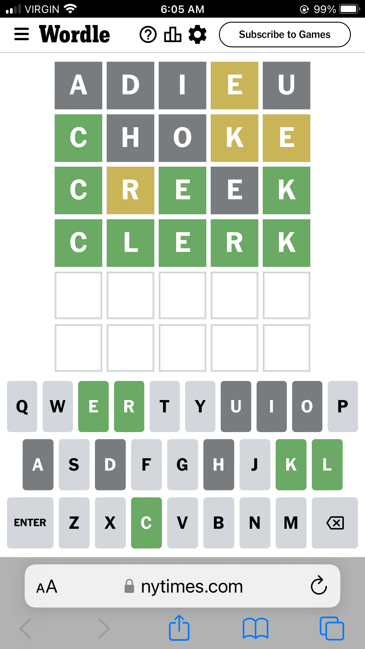 Wordle Golf 5/23/23 - The Café - Square Wheels Cycling