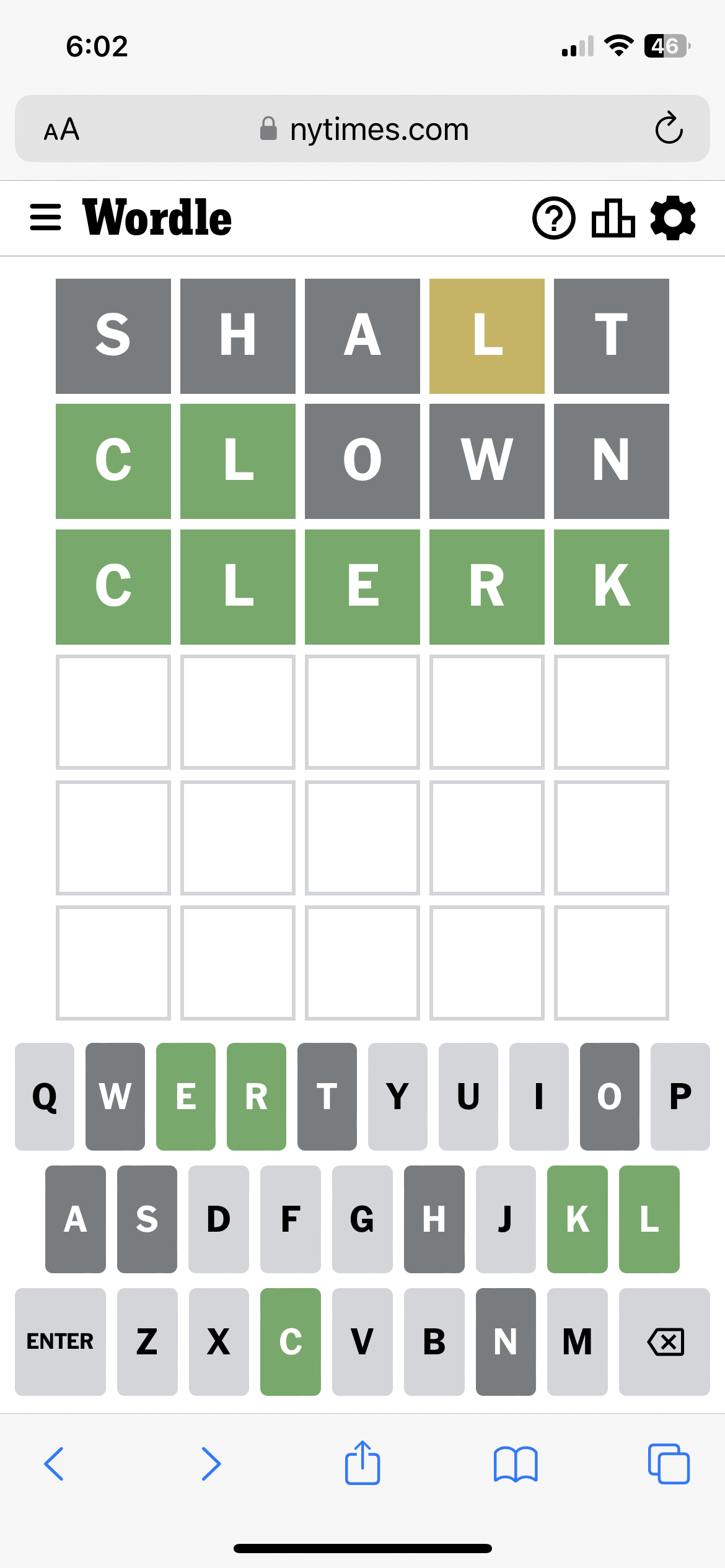 Wordle Golf 5/23/23 - The Café - Square Wheels Cycling