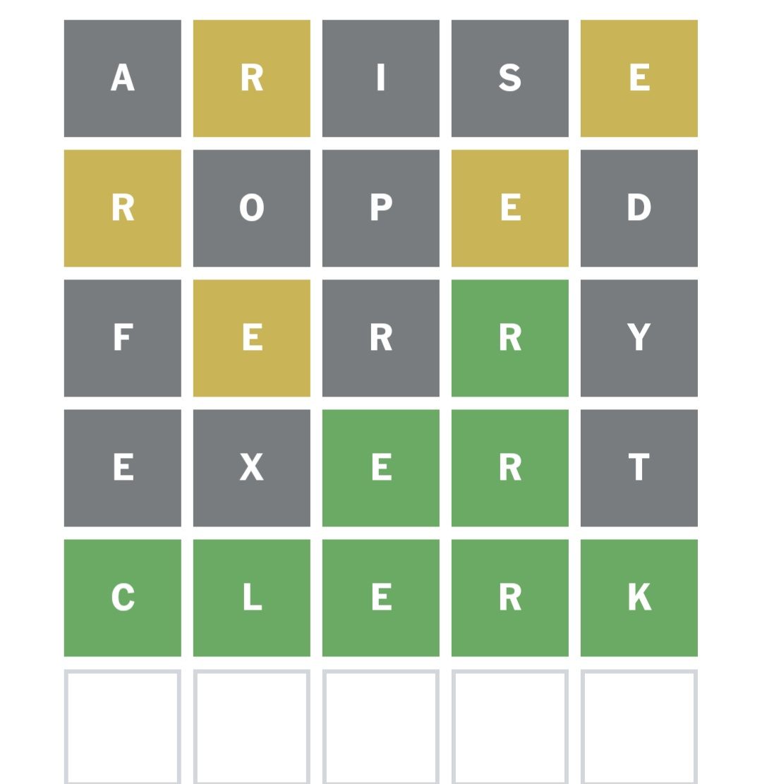 Wordle Golf 5/23/23 - The Café - Square Wheels Cycling